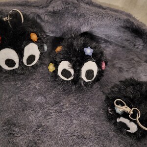 Soot Sprite Keychain - Etsy