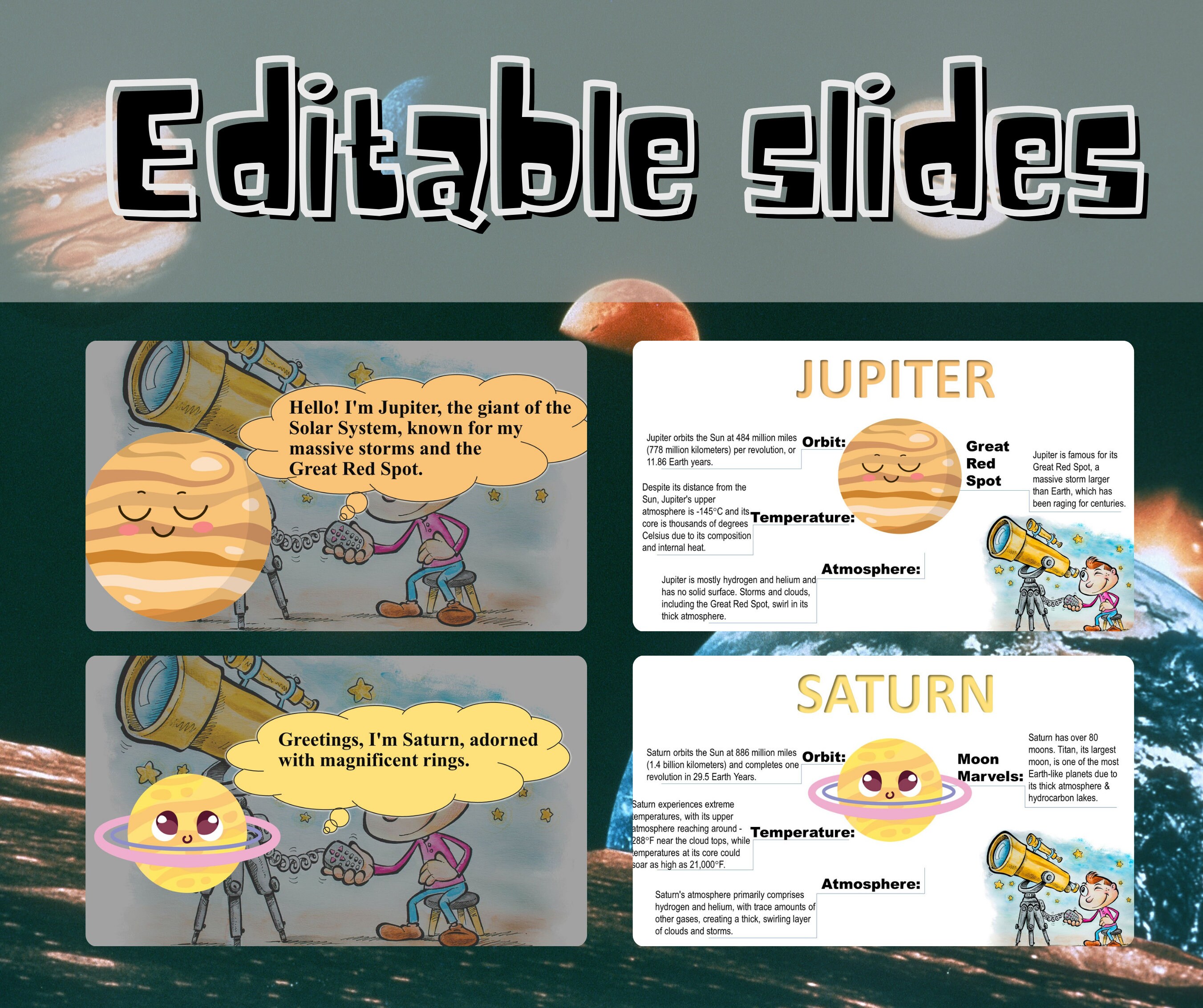 Kids Solar System Powerpoint Template, Solar System Kids, Education ...