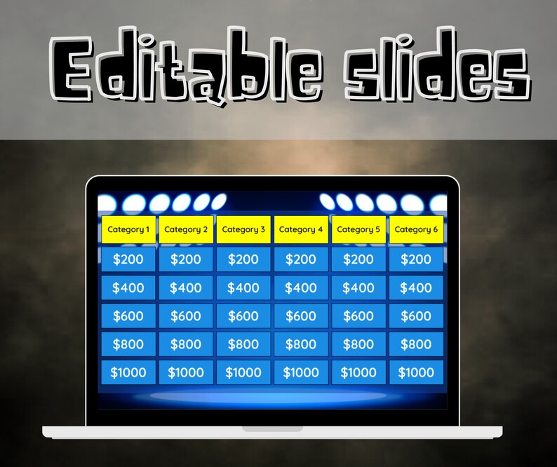 Jeopardy Game I Powerpoint Game I Interactive Powerpoint Template I ...