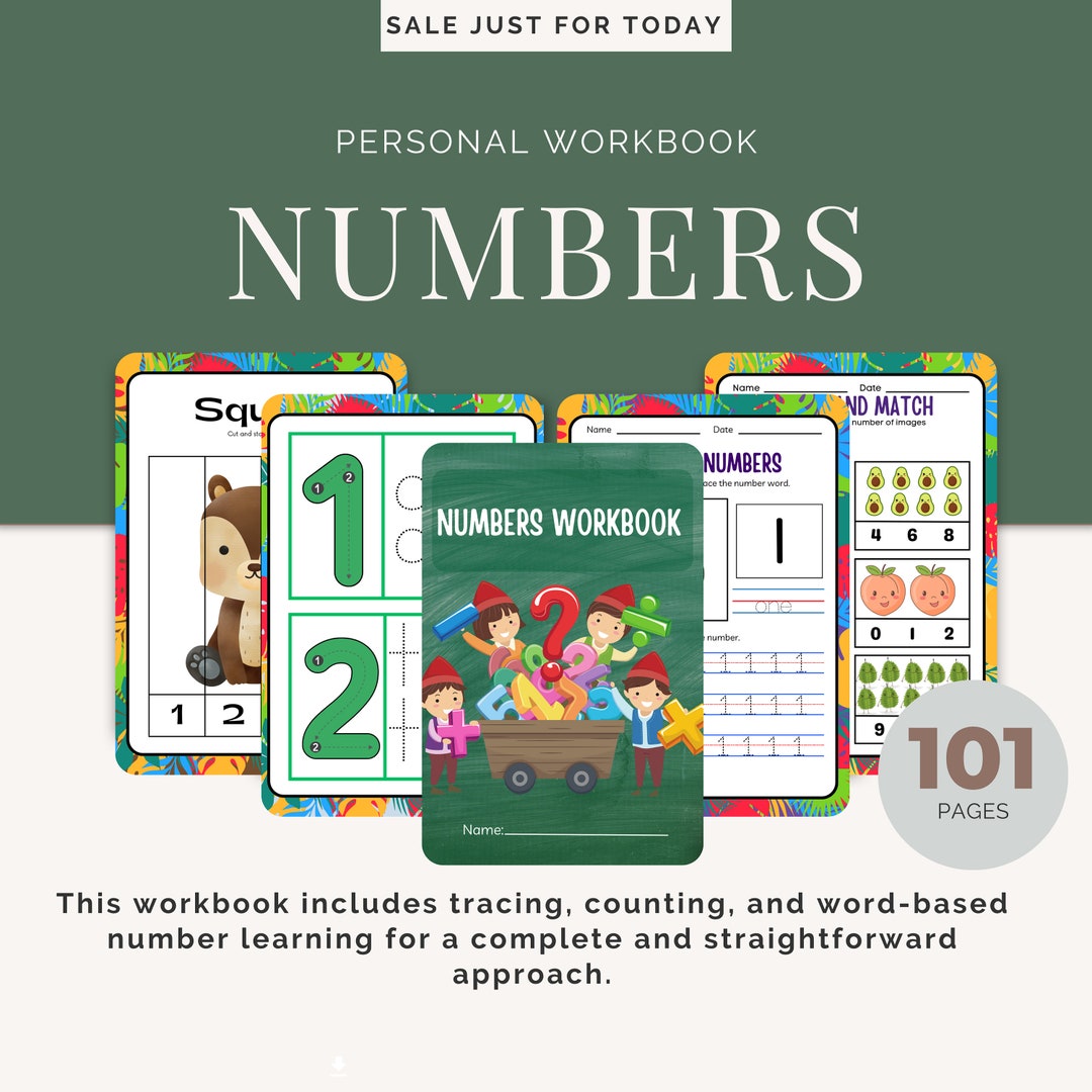 Learning Numbers: Number Tracing , Printable, Counting, Learning ...