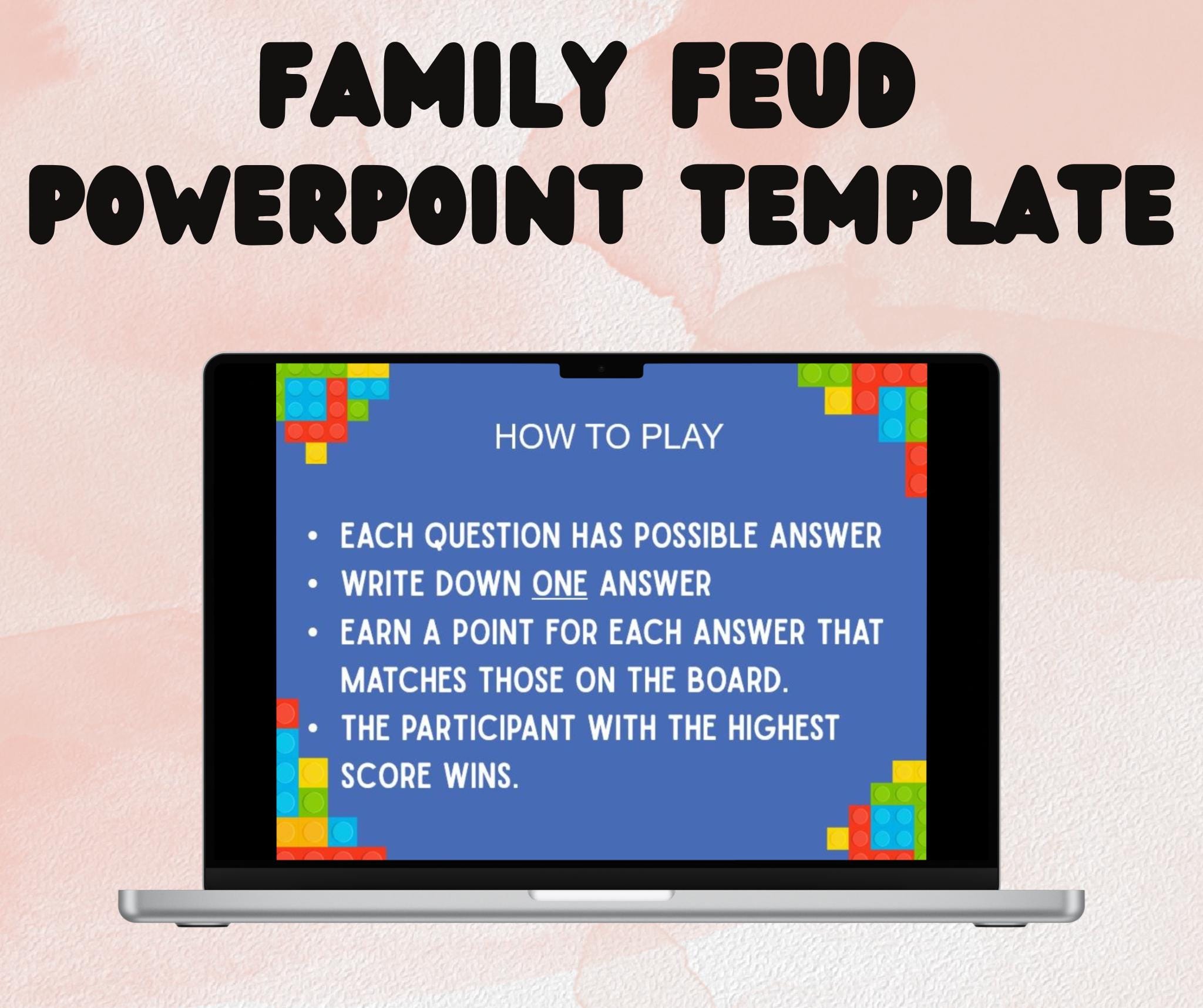 Family Feud Game: Interactive Powerpoint Template (digital Download) - Etsy
