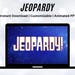 Interactive Jeopardy Powerpoint Game: Customizable PPT Template ...