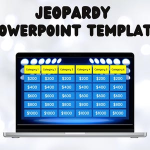 Jeopardy Game I Powerpoint Game I Interactive Powerpoint Template I ...