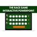 Interactive Race Game Powerpoint Template: Customizable PPT Game ...