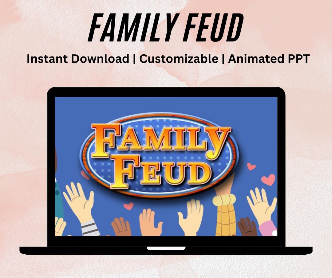 Family Feud Game: Interactive Powerpoint Template (digital Download) - Etsy