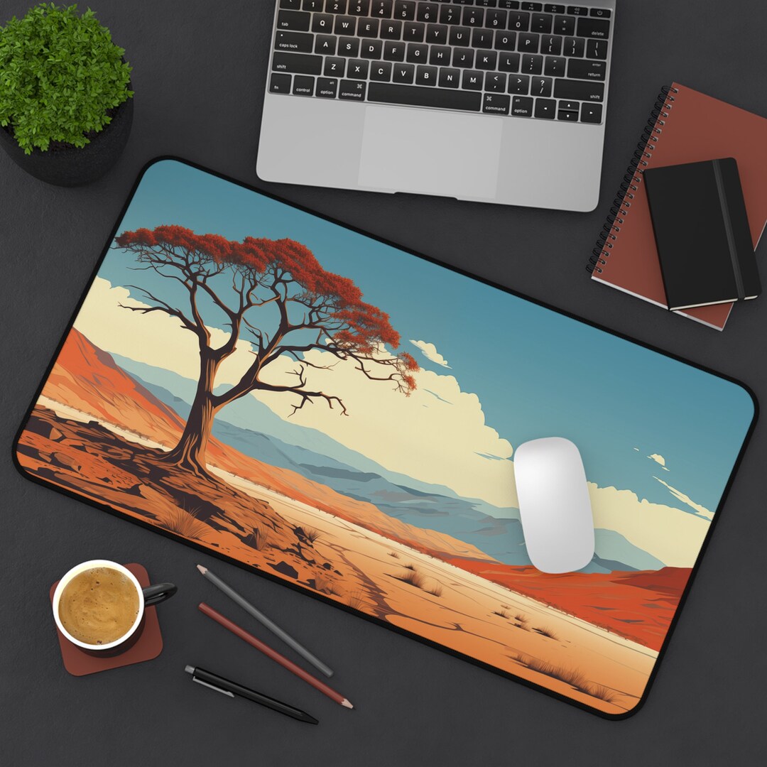 Dune Mirage | Anti-slip Desk Mat | Workspace Decor | Game Mat | Home ...