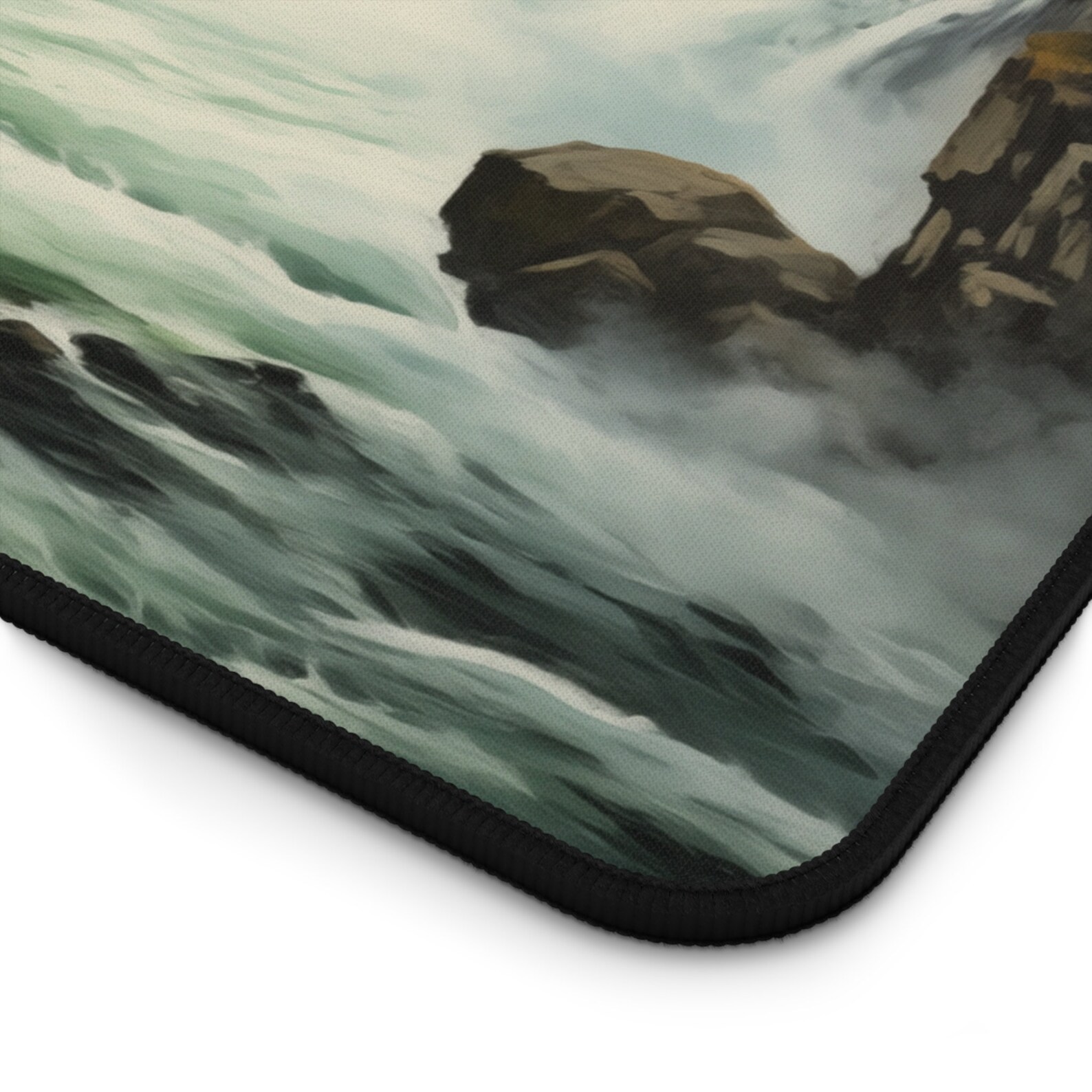 Icelandic Cascades | Anti-slip Desk Mat | Workspace Decor | Game Mat ...
