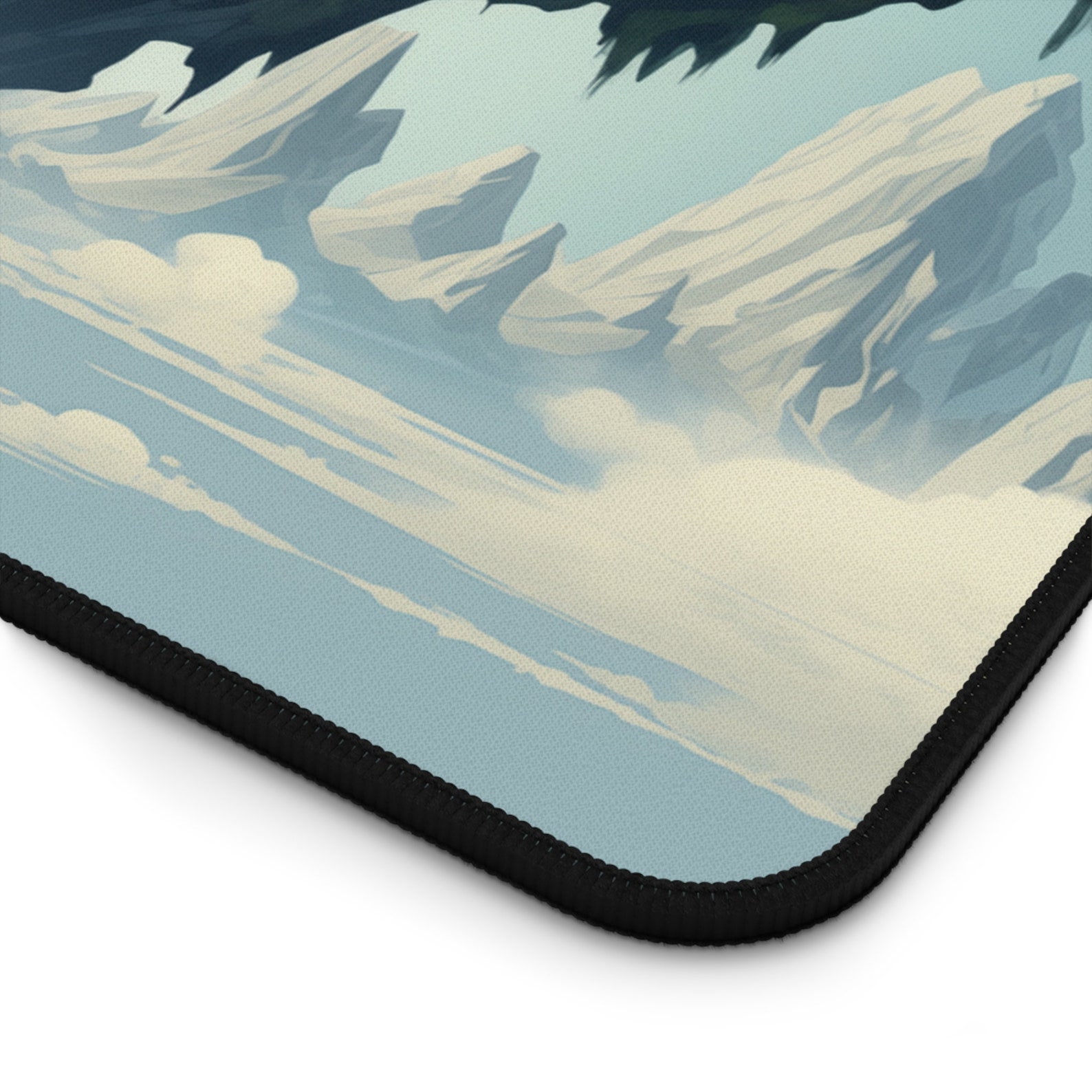 Island Waterfall | Anti-slip Desk Mat | Workspace Decor | Gamer Gift ...