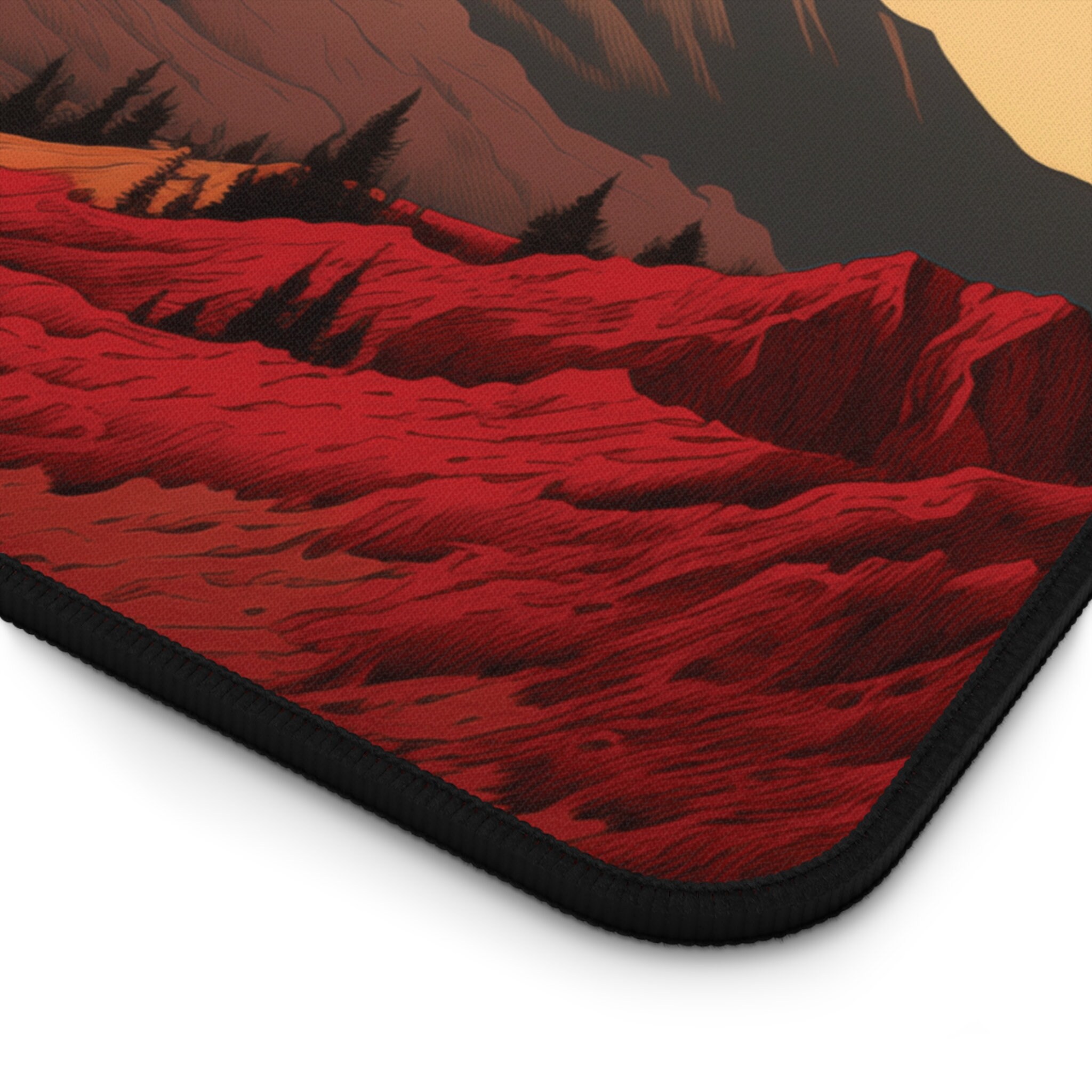 Historic Hotspot | Anti-slip Desk Mat | Workspace Decor | Volcanic ...