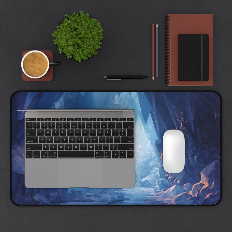 Ice Cave Trail | Anti-slip Desk Mat | Deskoration | Home Office | Game ...