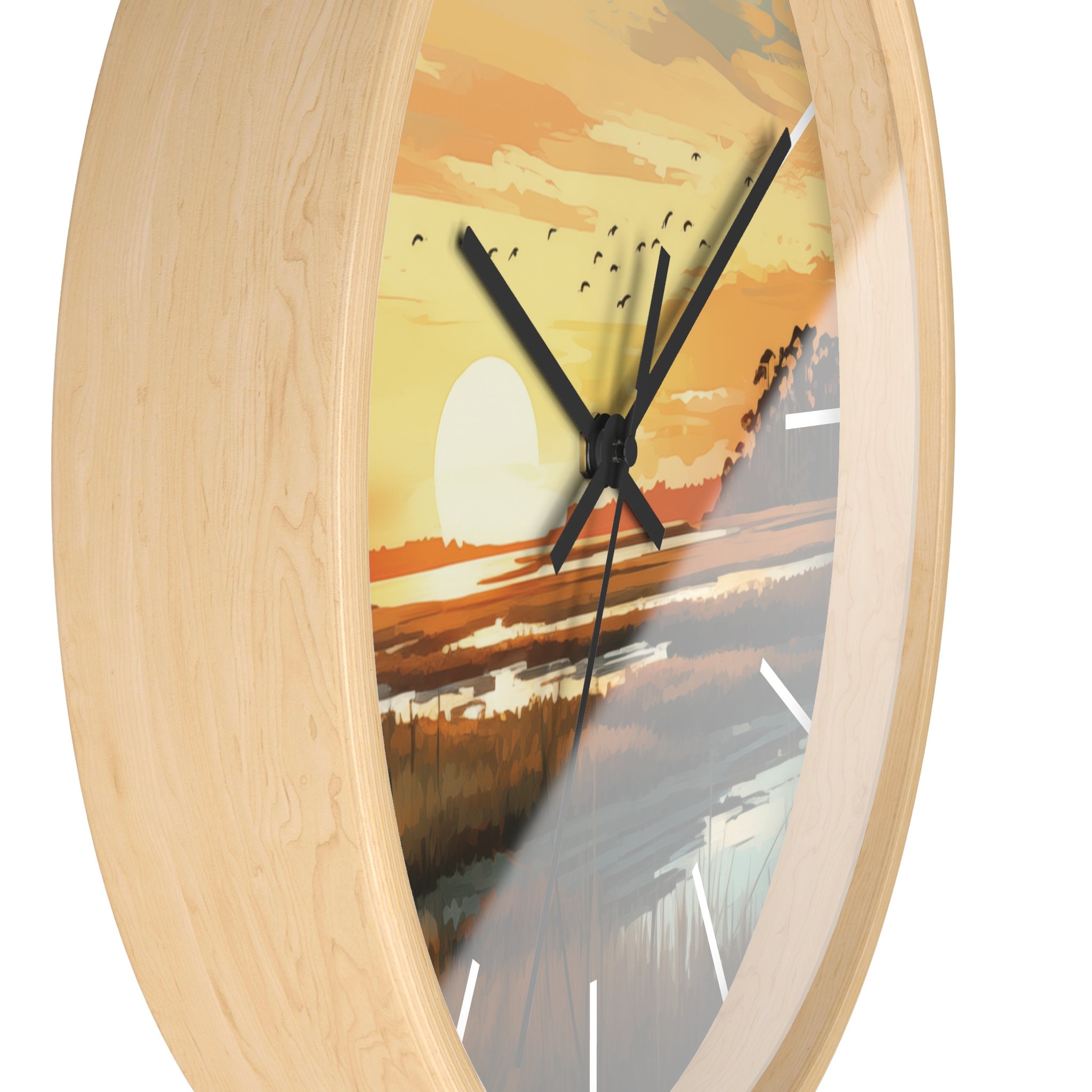 Outer Banks Tranquility 10 Wall Clock Office Clock Unique Wall Clock ...