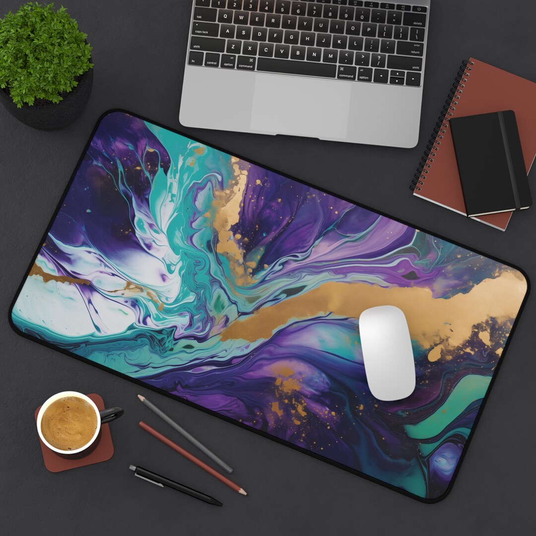 Royal Mix | Anti-slip Desk Mat | Workspace Decor | Dorm Decor | Home ...