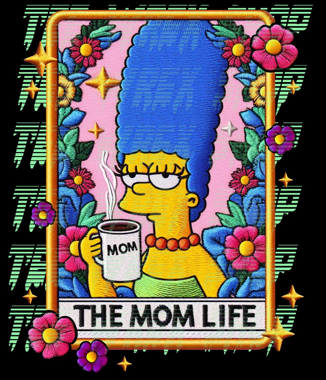 Mom Life Tarot PNG, Clipart for DTF or Tshirt Printing - Etsy