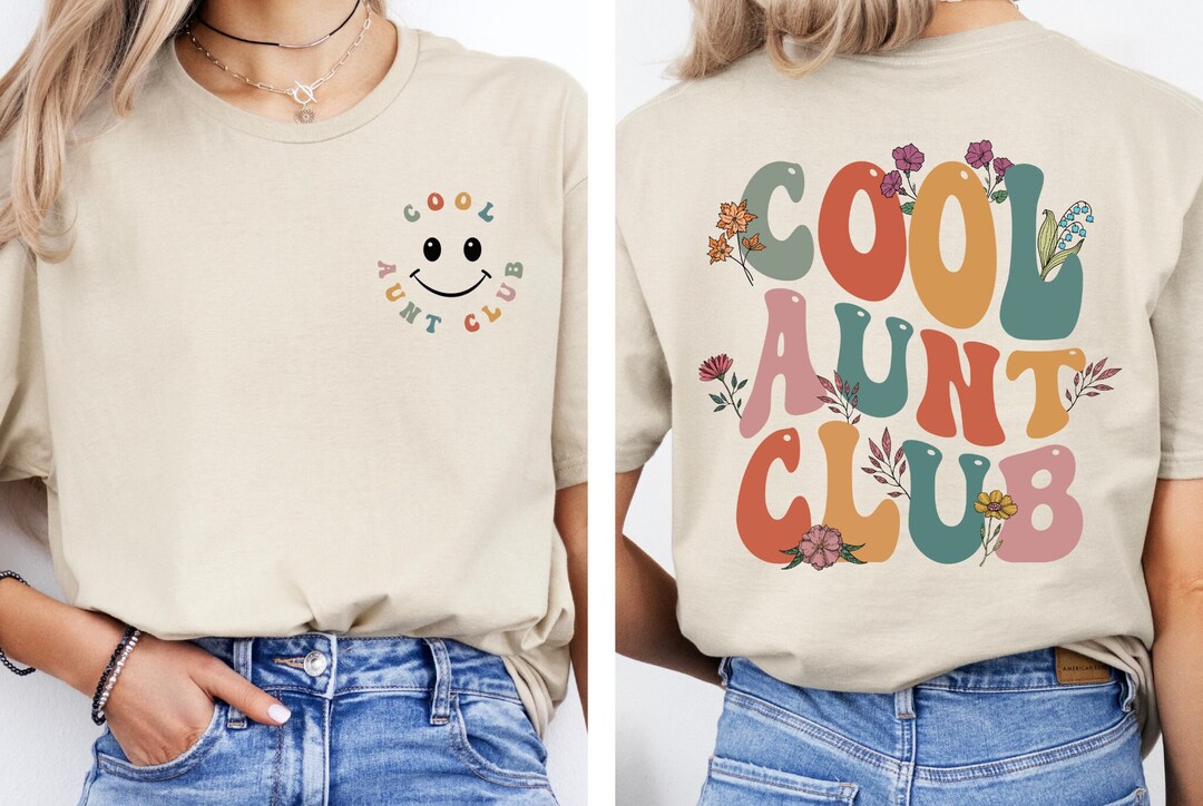 Cool Aunts Club Shirt, Cool Auntie Shirt, Gift for Auntie, Aunt ...