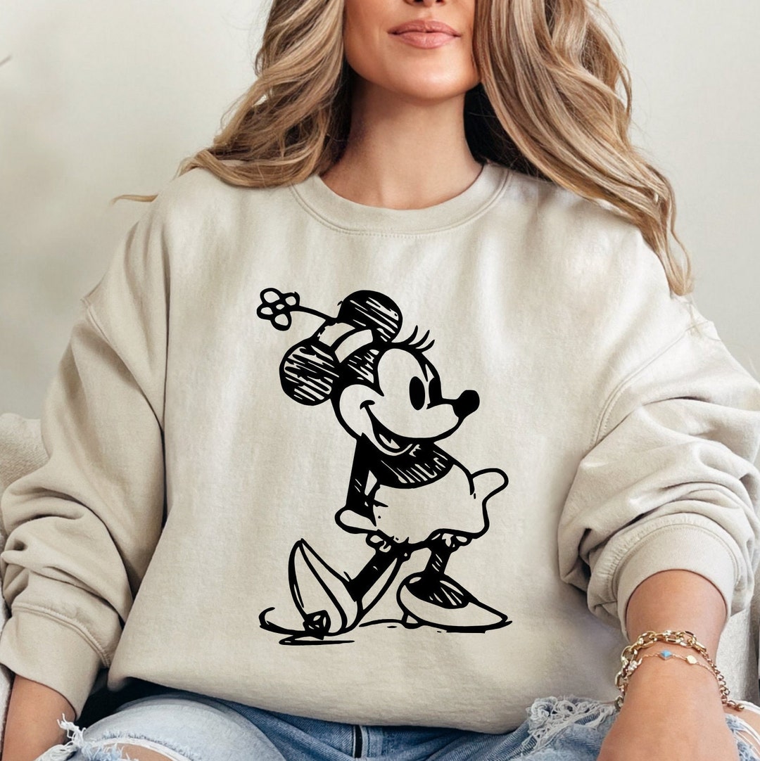 Minnie Mouse Sweatshirt, Minnie Hoodie, Minnie Mouse Sweater, Minnie ...