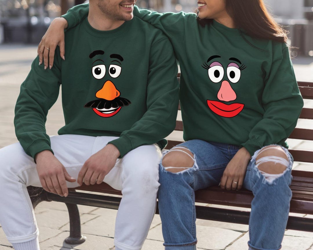Mr Potato and Mrs Potato Head Sweatshirt, Cute Thanksgiving Shirt ...