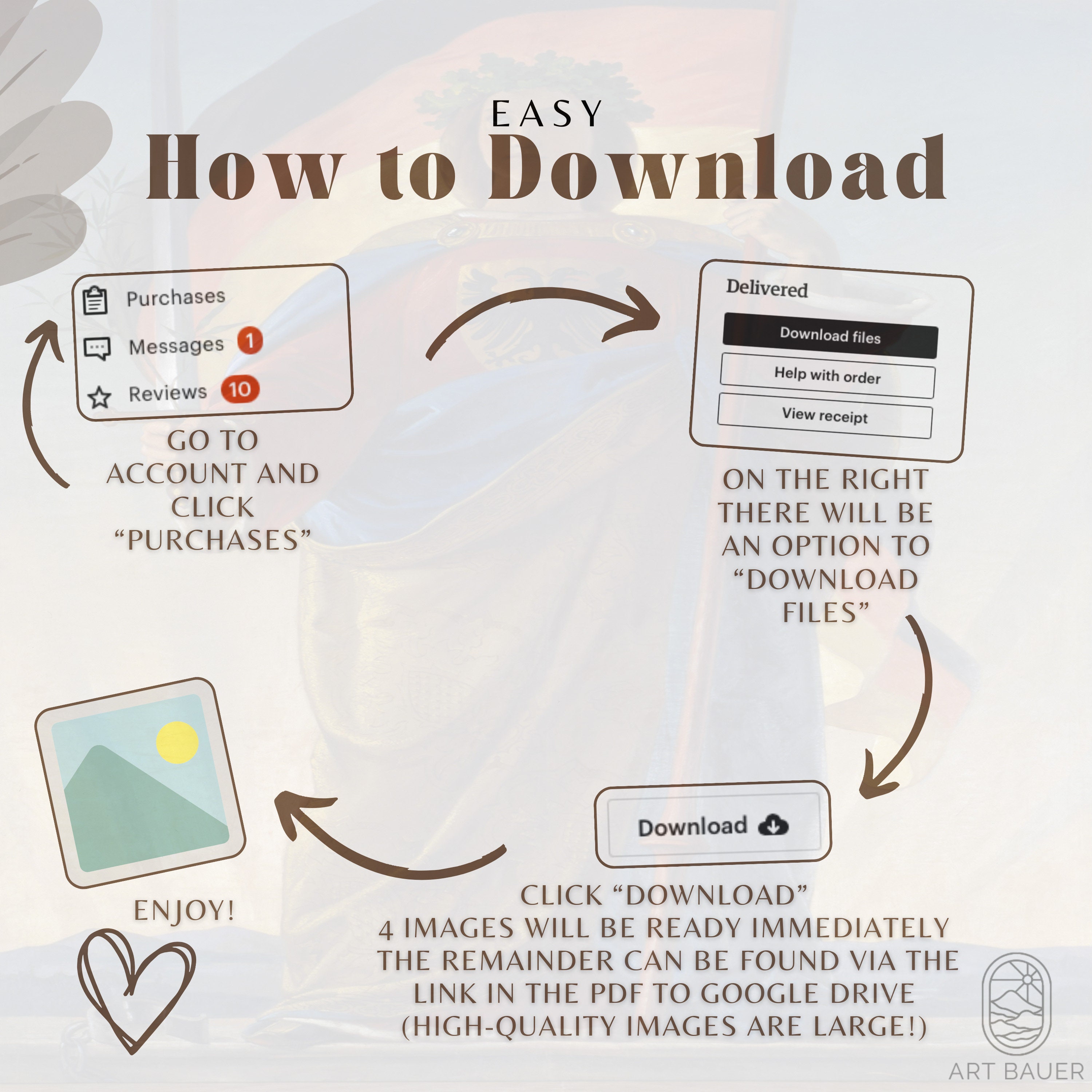 Germania, Philipp Veit Allegorical Print, German Symbol, Patriotic ...