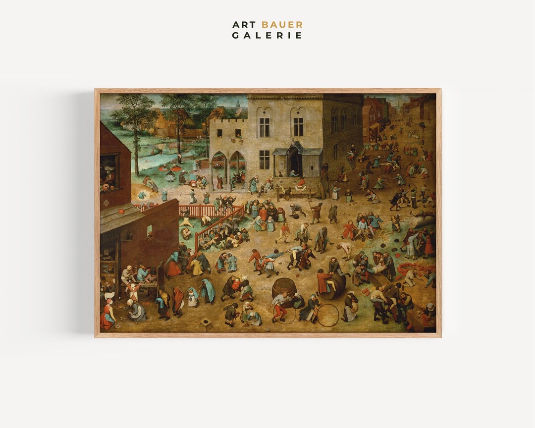 Children's Games | Pieter Bruegel the Elder, 1560 | Renaissance Art ...