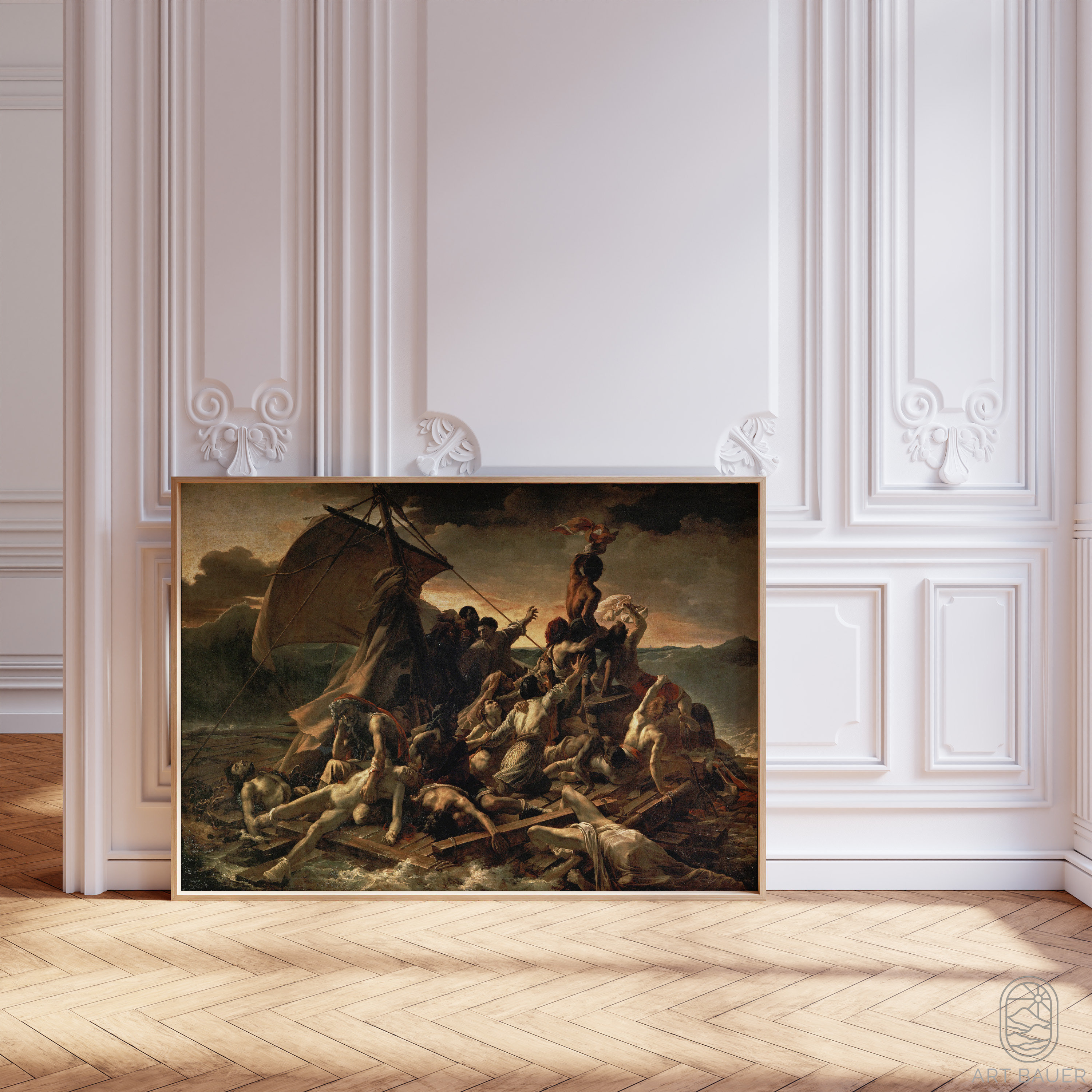 Raft of the Medusa, Theodore Gericault | Greek Mythology Painting ...