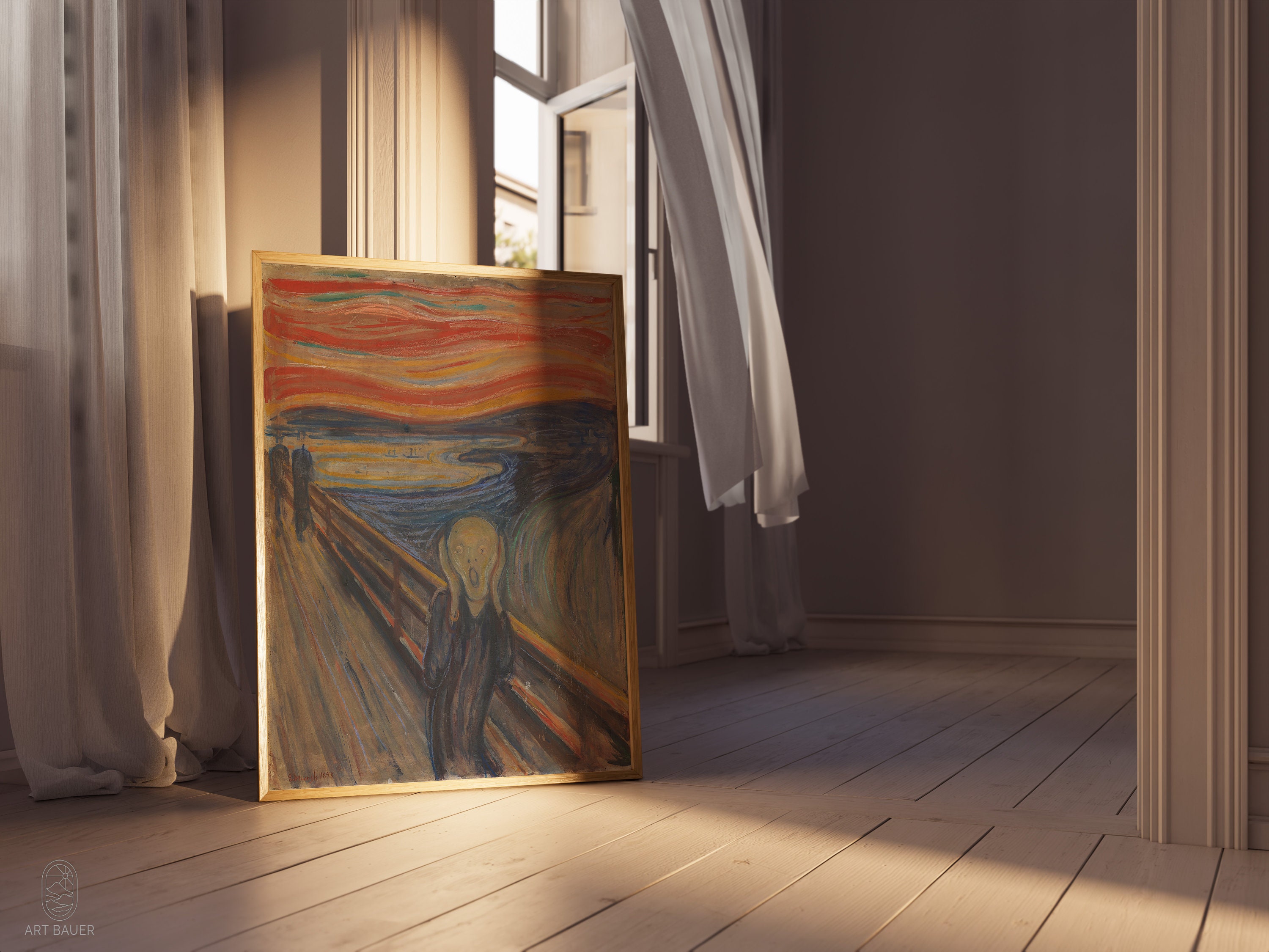 Scream, Edvard Munch Iconic Expressionist Print, Anxiety Art, Pop ...