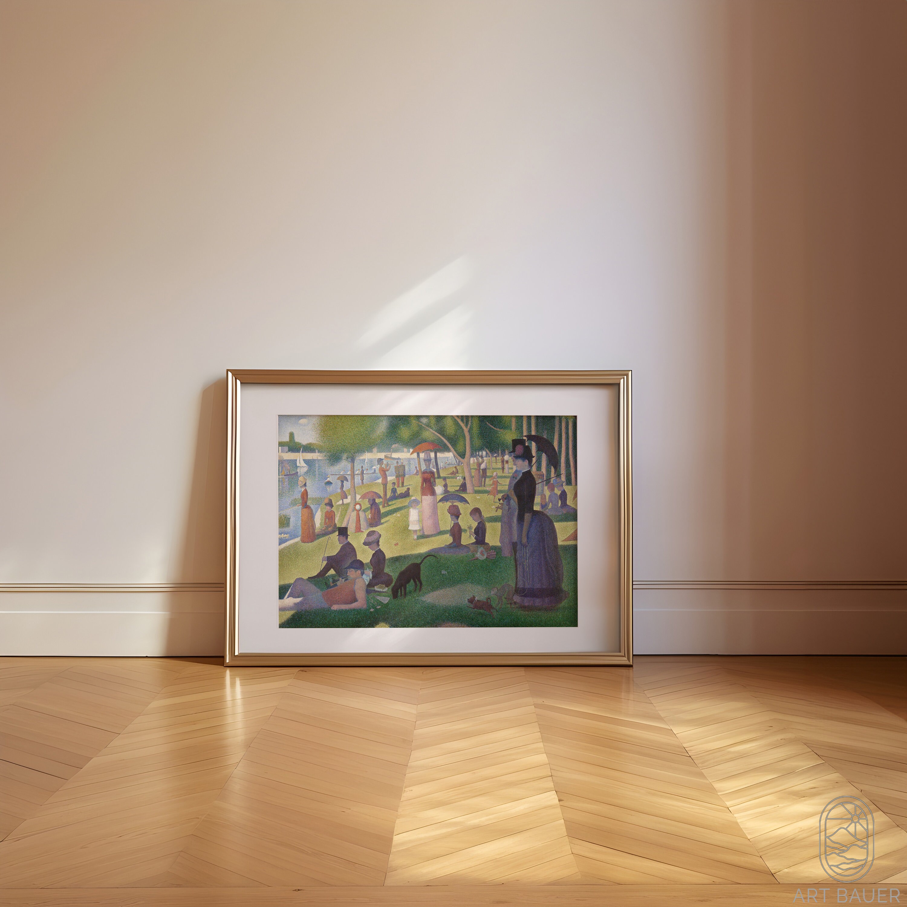 La Grande Jatte, Georges Seurat Parisian Scene, French Fashion, Gift ...