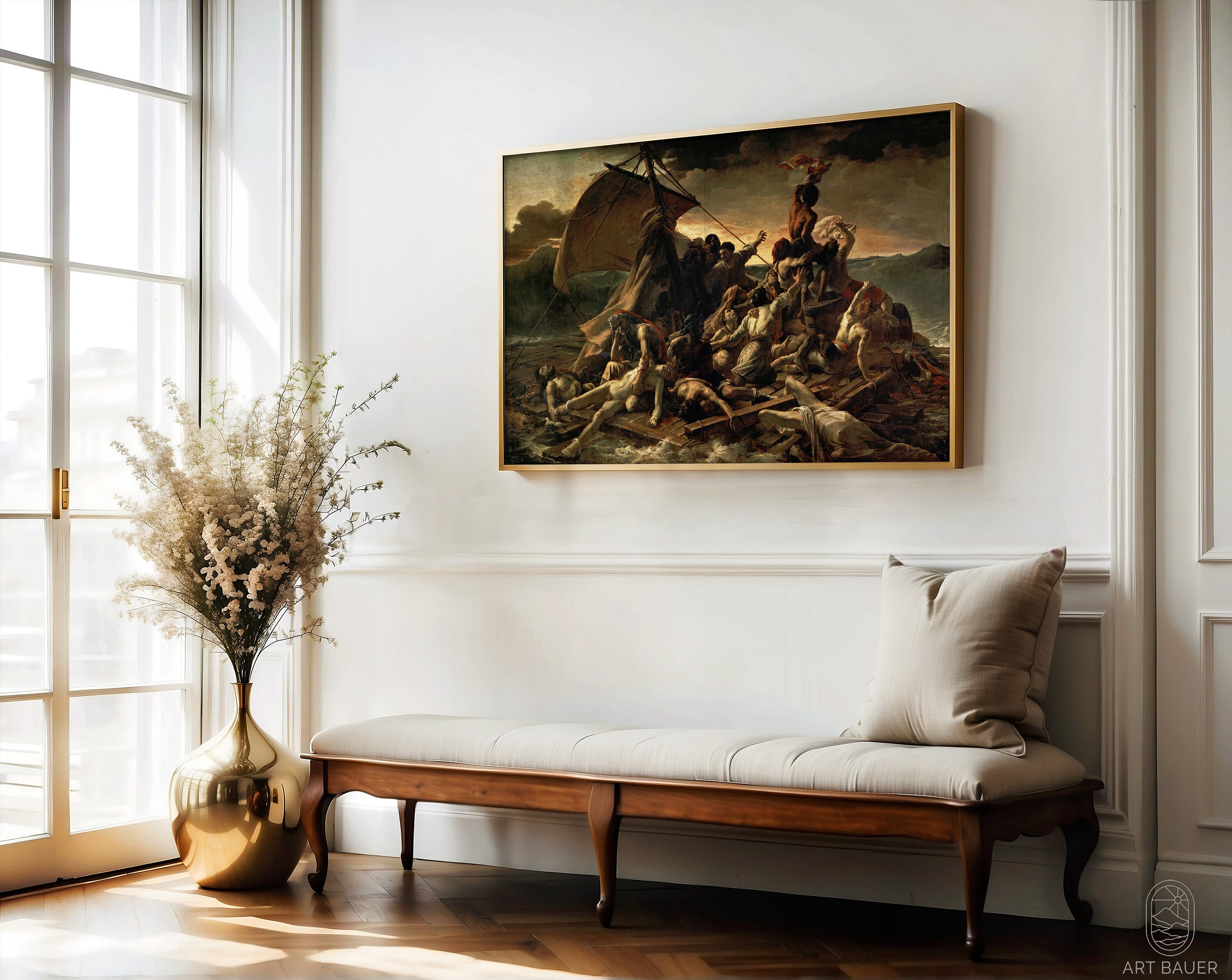 Raft of the Medusa, Theodore Gericault | Greek Mythology Painting ...