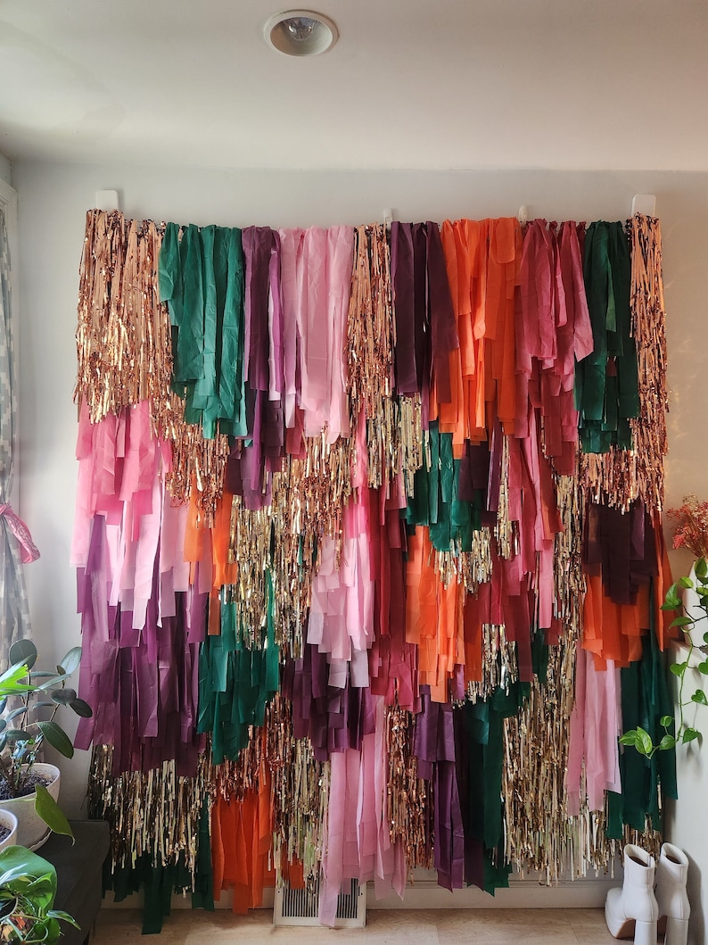 Fringe Photo Backdrop Events, Parties, Weddings, and More - Etsy