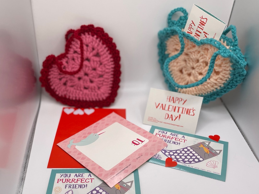 Lacy Heart Pouch - Etsy