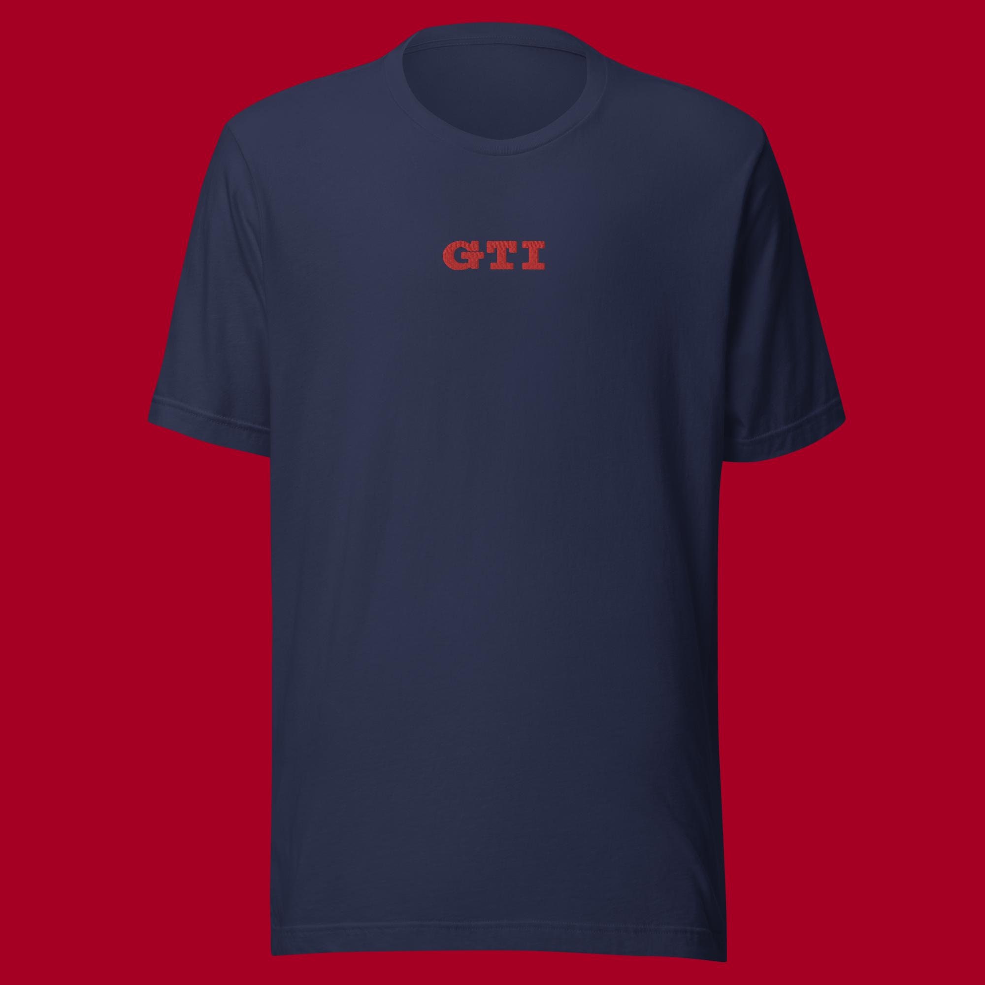 VW GTI Comfortable Embroidered T-shirt, Perfect Gift or Buy for Any GTI ...