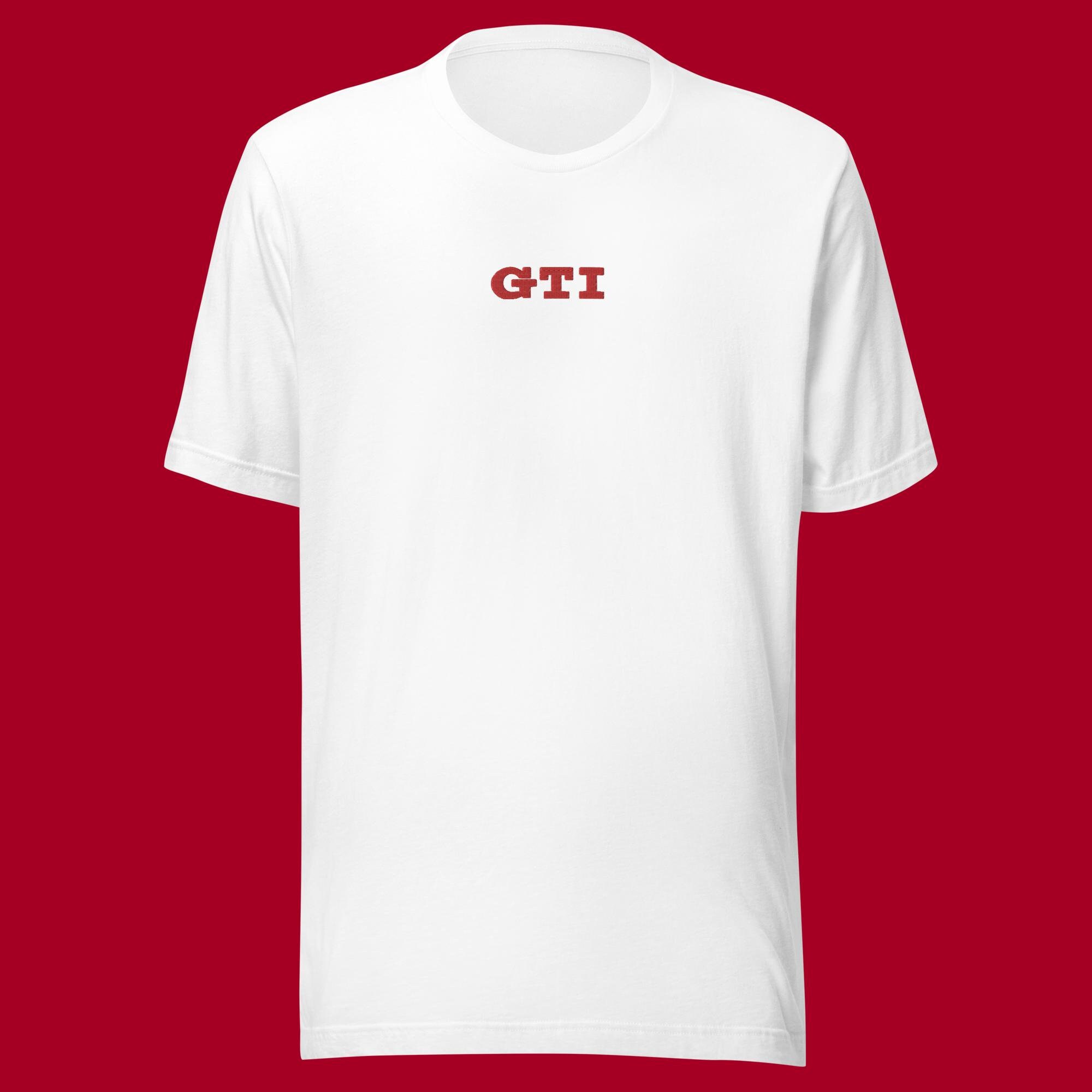 VW GTI Comfortable Embroidered T-shirt, Perfect Gift or Buy for Any GTI ...