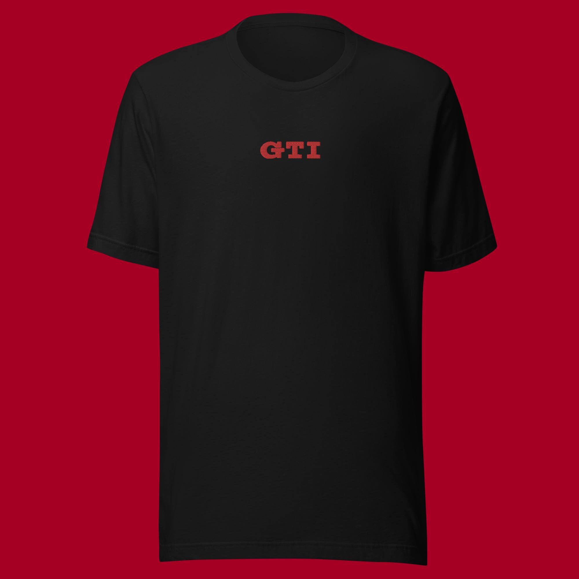 VW GTI Comfortable Embroidered T-shirt, Perfect Gift or Buy for Any GTI ...