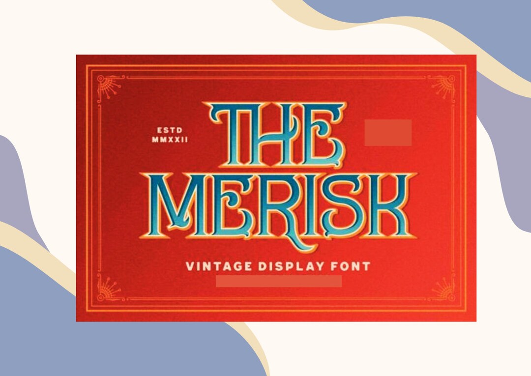 Merisk Fonts Bundle Blackletter, Tattoo Styles, Ancient Medieval ...