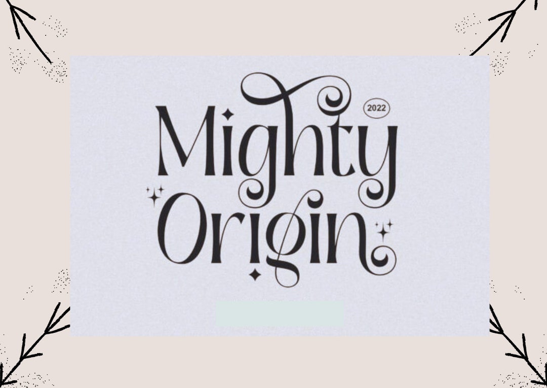Mighty Origin Font Retro Font, Valentine Font, Handwritten Fonts ...
