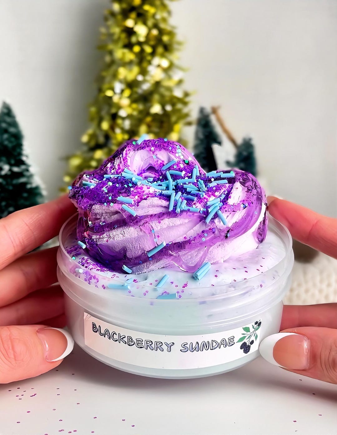 Dreamy Blackberry Sundae Slime Kit - Etsy