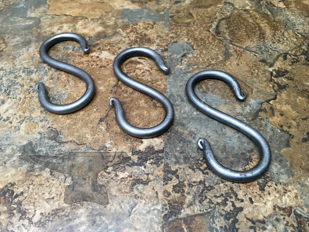 S Hook, Blacksmith, Hand Forged, Gifts for Him, Gifts for Her, Plant ...