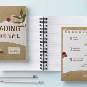 Reading Journal Aesthetic~ Book Reviews~ Digital Download - Etsy