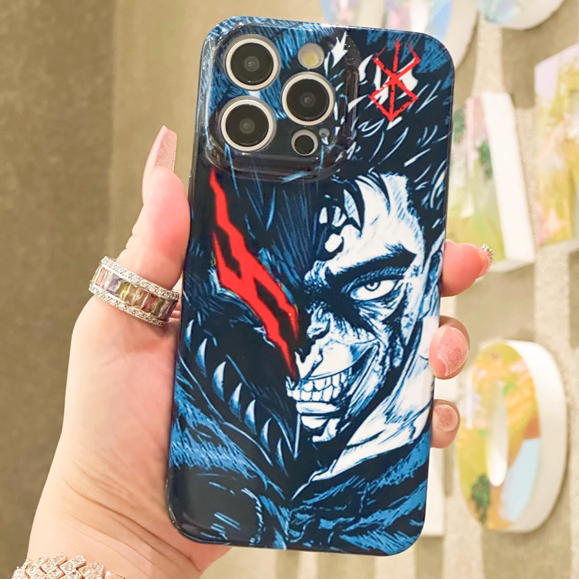 Stylish Anime Manga Phone Case for iPhone 16 E 15 14 13 12 11 Pro Max ...
