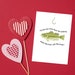 Fishing Valentine's Day Card, Fishing Greeting Card, Valentine's Day ...