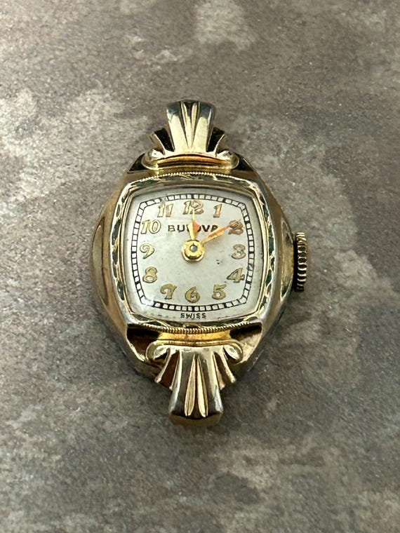 1946 BULOVA 'Eleanor' Ladies Swiss Cocktail Watch - Gem