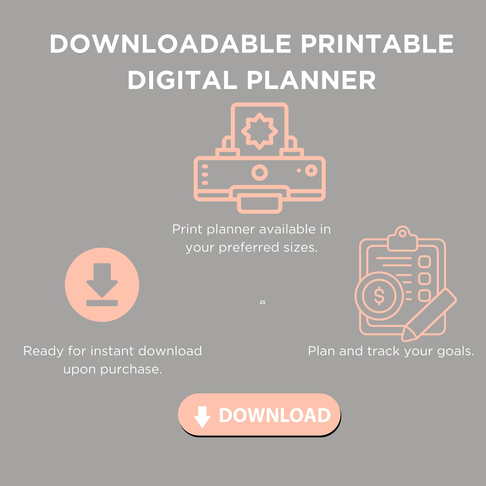 Weekly Planner Printable, Dark Mode to Do List, Dark Mode Template ...