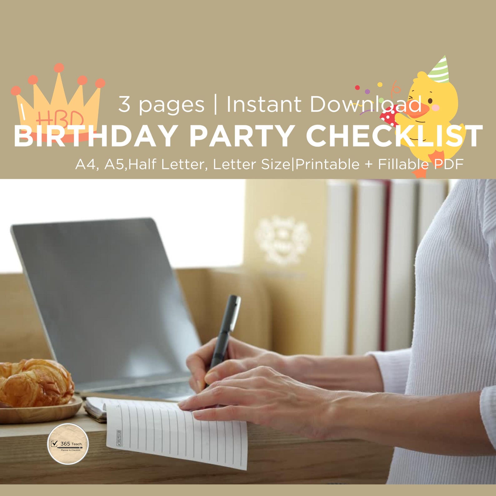 Birthday Party Checklist,birthday Checklist, Checklist Planner,event ...