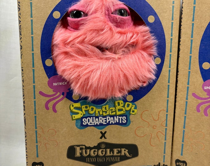 Fuggler X Spongebob Squarepants Patrick Star Fish Soft Toy BNIB - Etsy