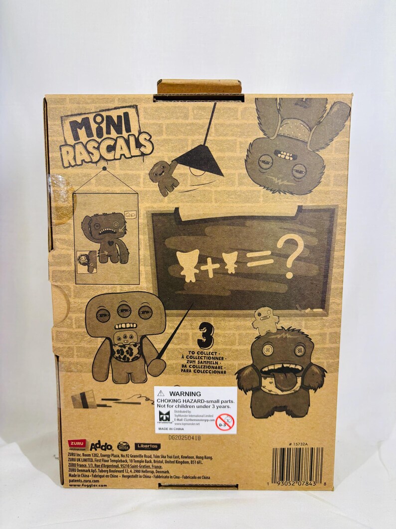 Mini Rascals - Fuggler Funny Ugly Monster: COMPLETE SET OF 3! Brand New ...