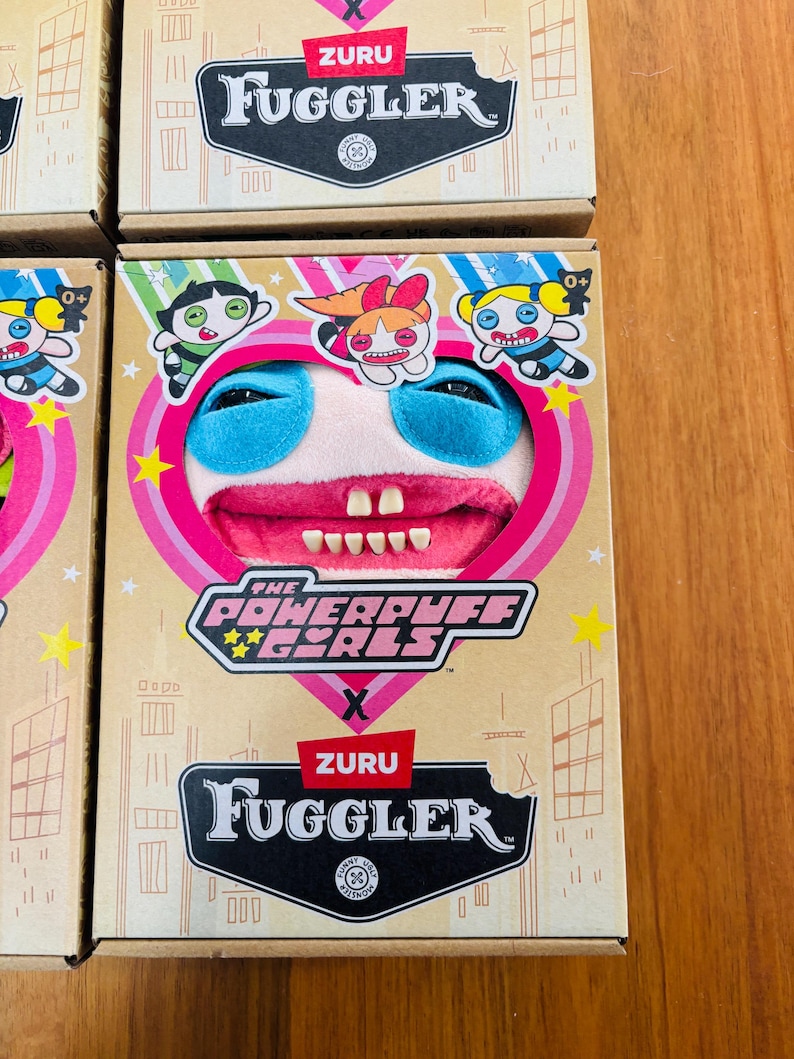 Fuggler Powerpuff Girls - Complete Set of 4 - 2025 - FULL SET - Genuine ...