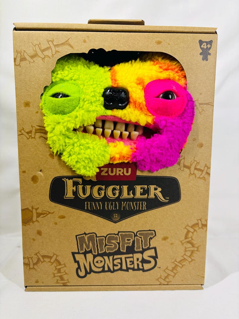 Fuggler Misfit Monsters Munch Tooth Soft Toy Brand New - Genuine - Etsy
