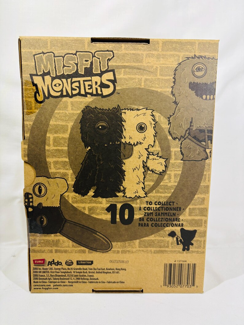 Fuggler Misfit Monsters Munch Tooth Soft Toy Brand New - Genuine - Etsy