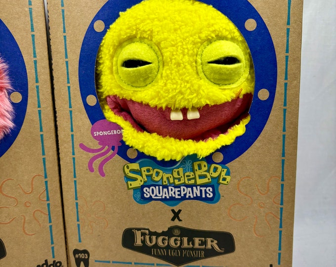 Fuggler NEW Spongebob Squarepants Nickelodeon Kids Soft Toy Plush ...