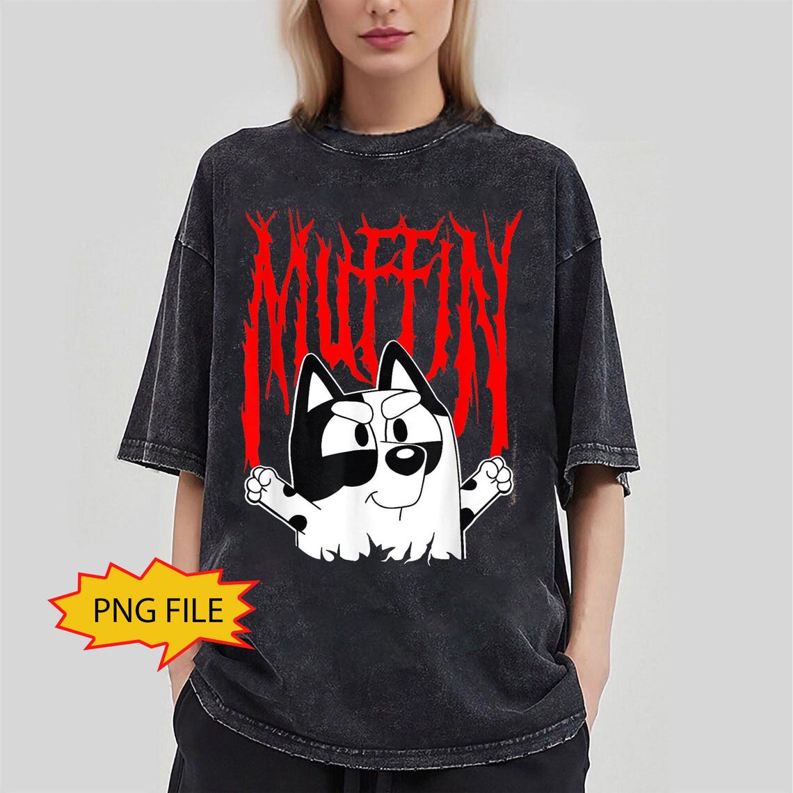 Bluey Muffin Png, Bluey Muffin Metal Png, Muffin Emotions Png, Muffin ...