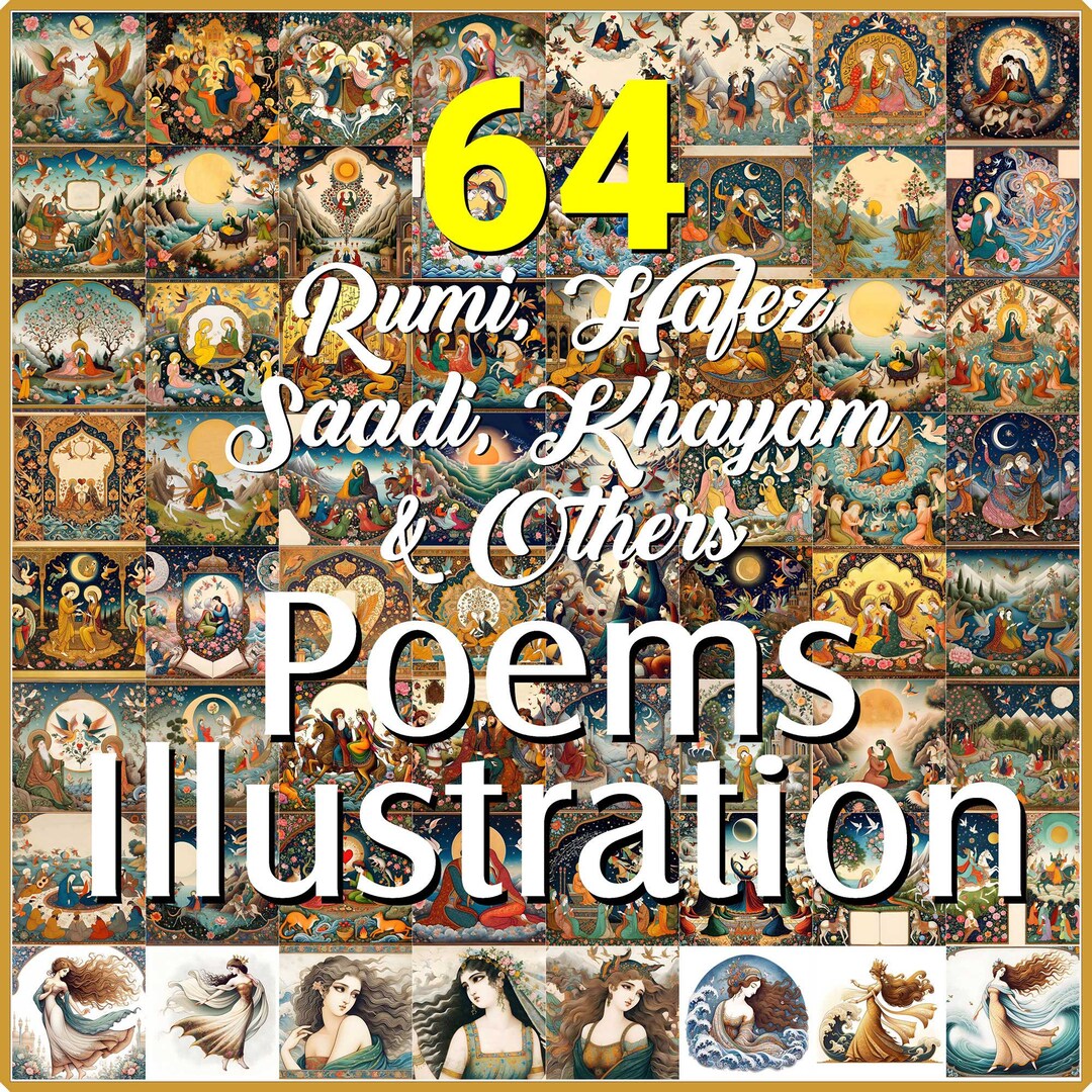 Ready-made Poem Illustrations for Use in Various Products Such as ...