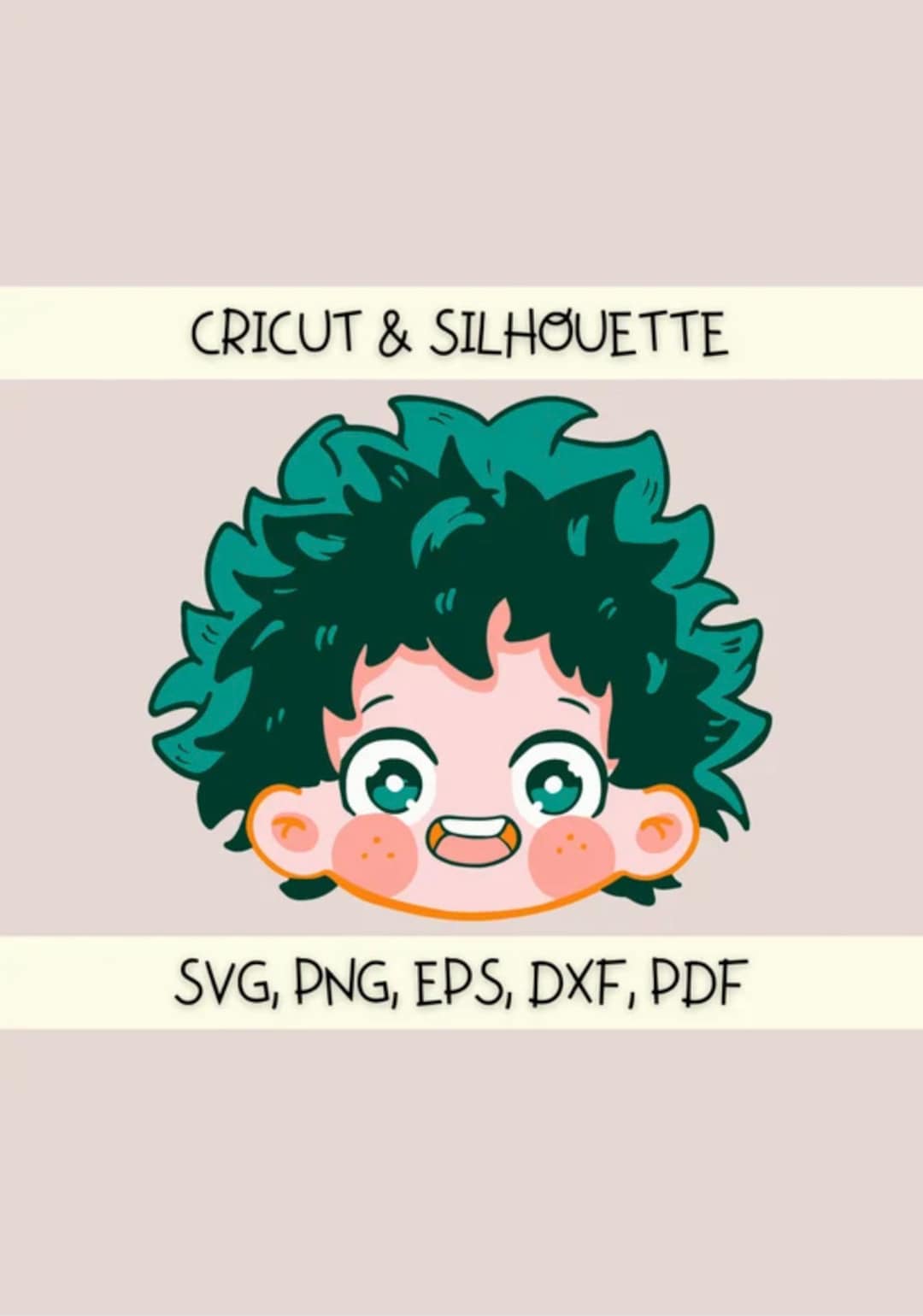 My Hero Academia SVG Baby Deku SVG Png, Eps, Pdf, Svg, Dxf Immediate ...